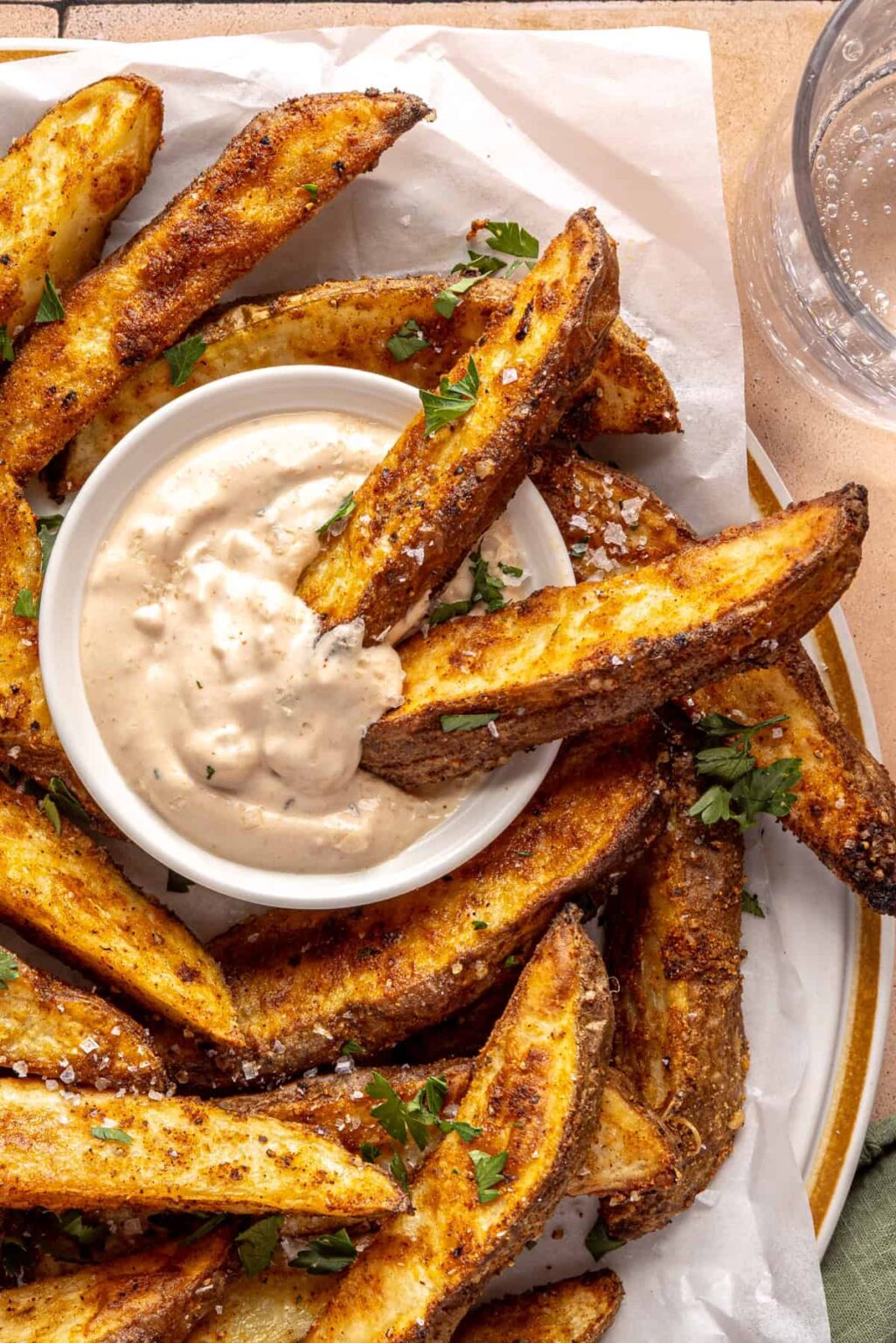 Homemade Jo Jos (Potato Wedges) with Fry Sauce - Rachael's Good Eats