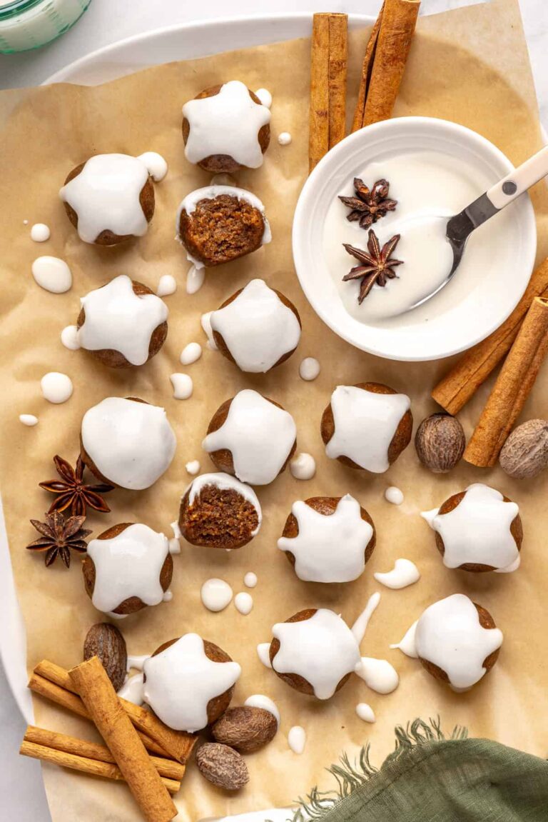 Gingerbread Protein Balls - Rachael's Good Eats
