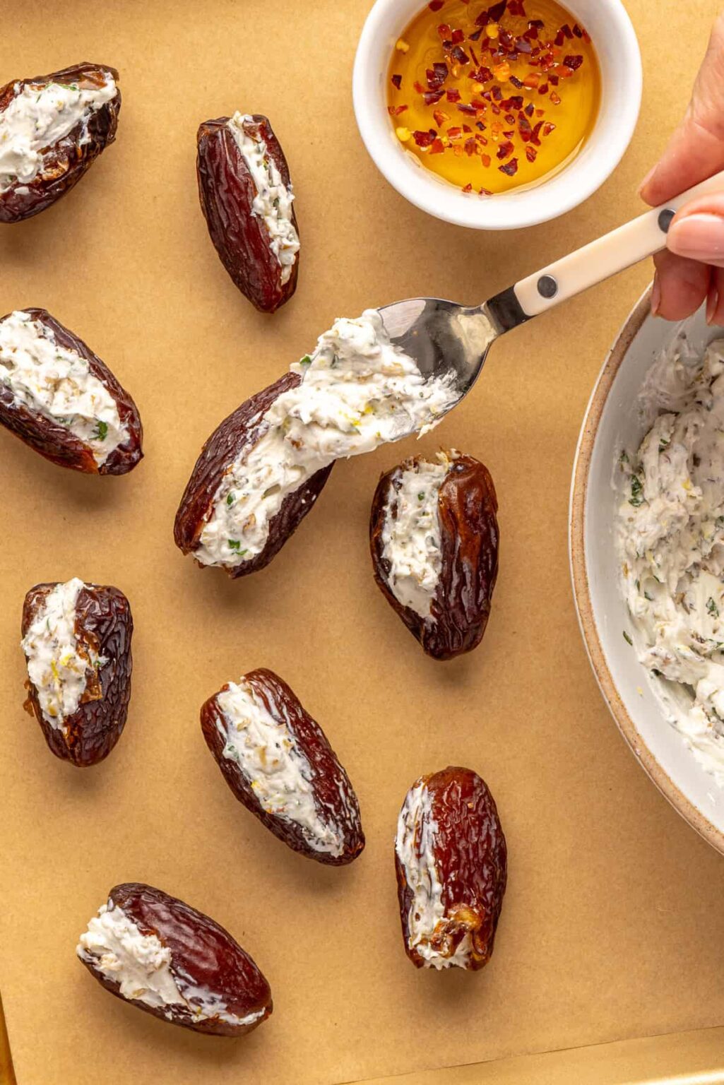 Easy Prosciutto-Wrapped Stuffed Dates with Goat Cheese & Hot Honey ...