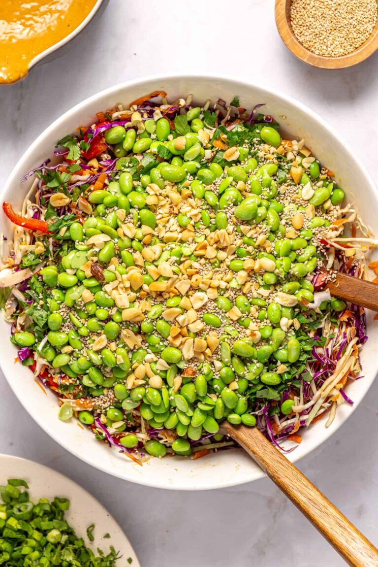Crunchy Peanut Cabbage Salad - Rachael's Good Eats