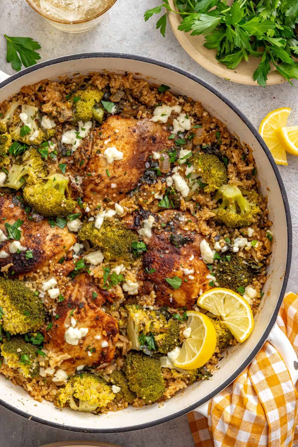 Lemon Herb Chicken Quinoa Pilaf - Rachael's Good Eats